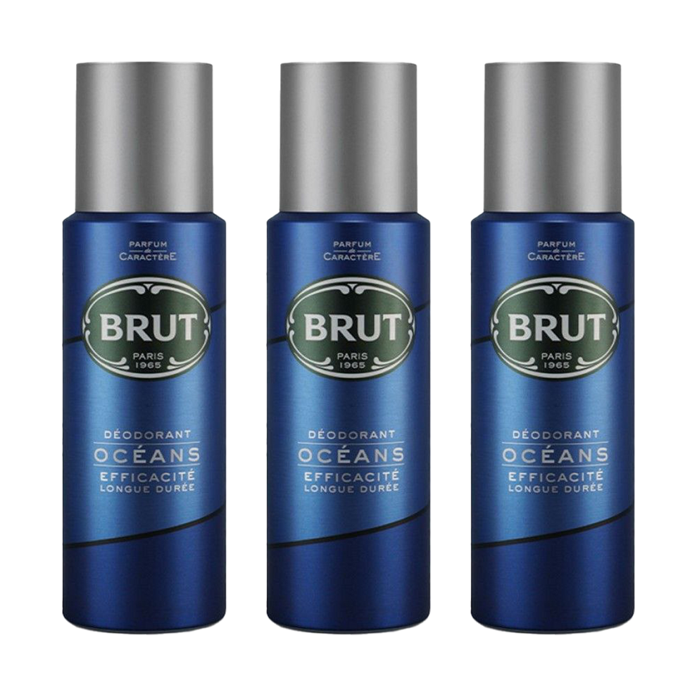 Brut Ocean Deodorant Spray Pour Homme Bundle - Beirut Free Zone