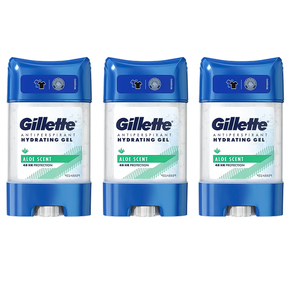 Gillette Aloe Scent Hydrating Gel Deodorant Pack - Beirut Free Zone